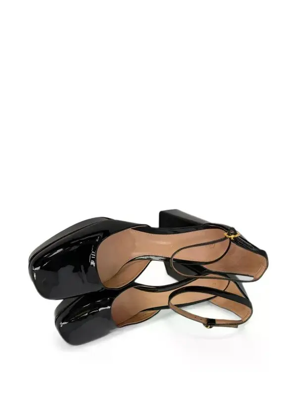 GIANVITO ROSSI Ankle Strap Platform Pumps