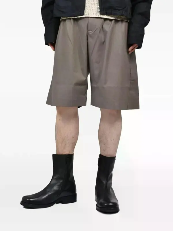 _J.L - A.L_ Mitre Pleated Shorts