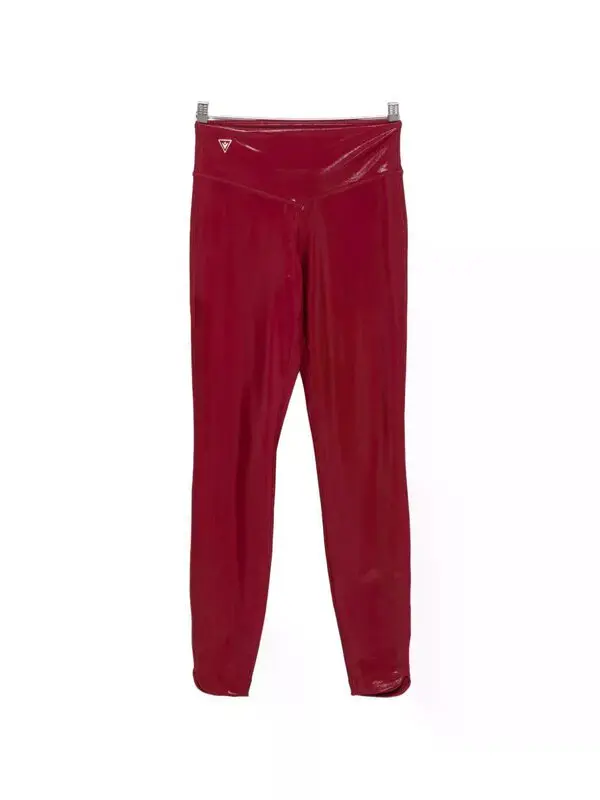MACRON Metallic-effect Logo-patch Performance Leggings