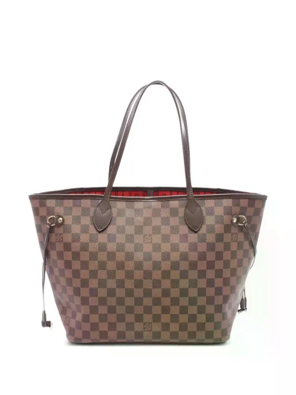 LOUIS VUITTON Neverfull Damier Ebene Tote Bag