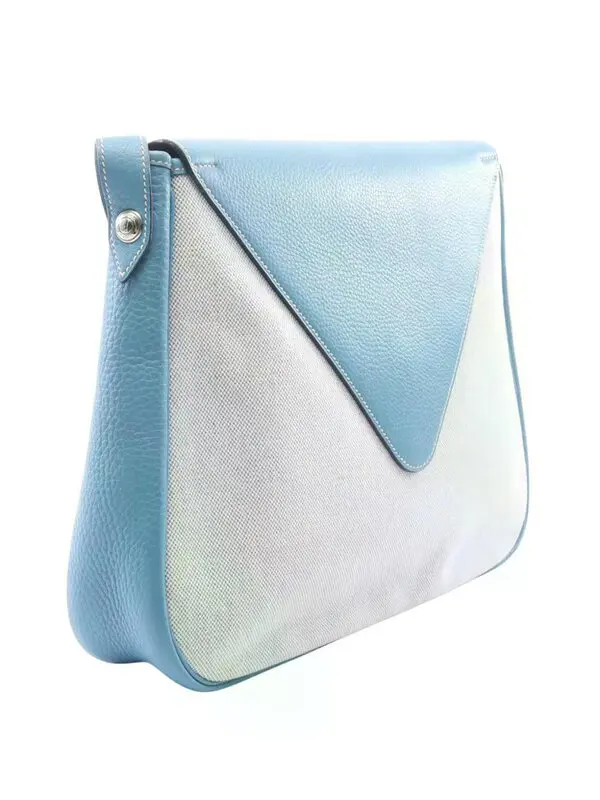 Hermès Toile H And Clemence Christine Shoulder Bag