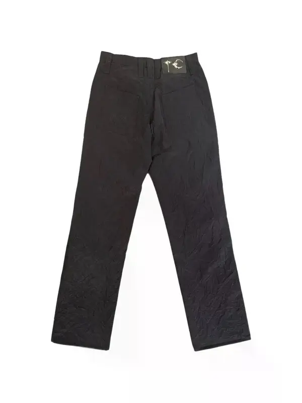 THUG CLUB Camouflage-print Distressed Trousers