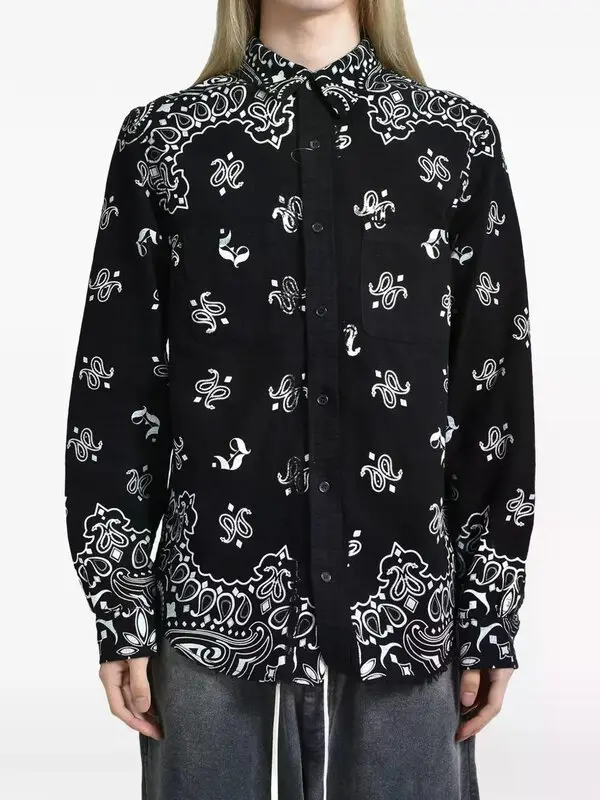 JUN/NAKAYAMA Paisley-print Shirt