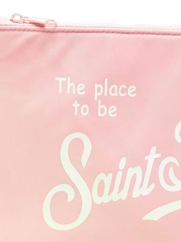 MC2 SAINT BARTH Aline Logo-print Clutch Bag - Pink