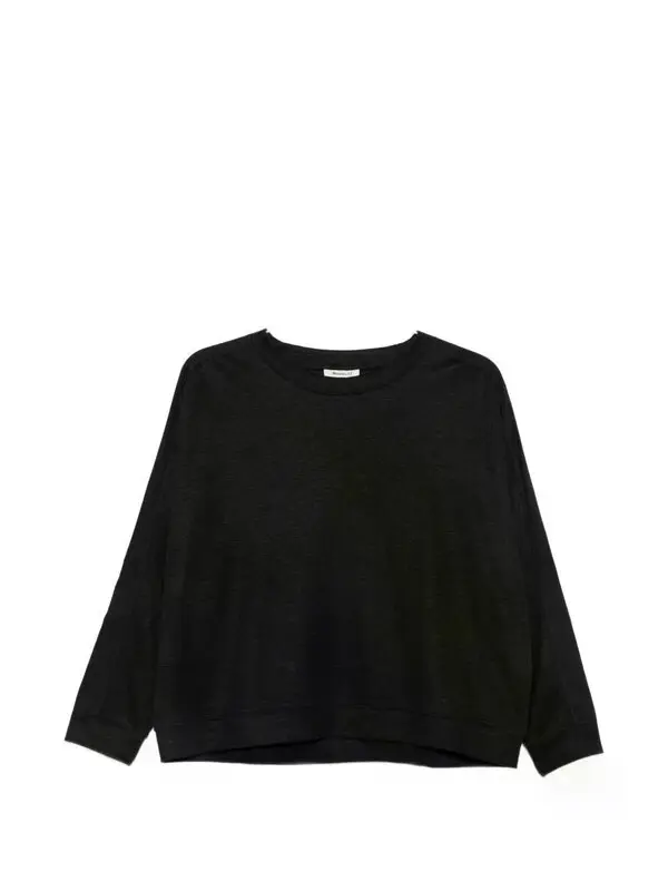 MAISON123 Lisa Long-sleeve Crew Neck Top