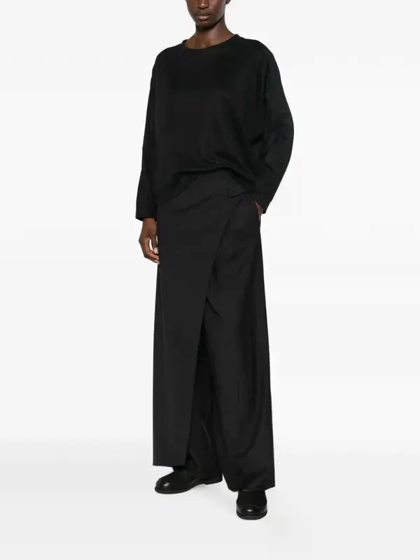 MAISON123 Lisa Long-sleeve Crew Neck Top