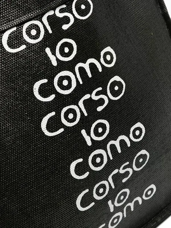 10 CORSO COMO Logo-print Raffia Tote Bag