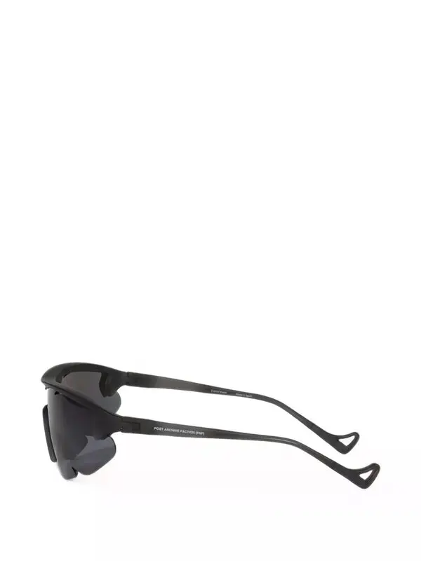 POST ARCHIVE FACTION X District Vision Junya Racer Geometric-frame Sunglasses