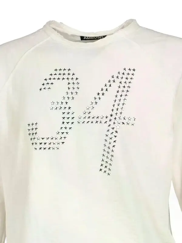 AMBUSH Distressed Star-motif T-shirt