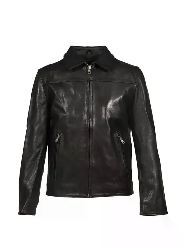 NO/FAITH STUDIOS Leather Zip-up Jacket