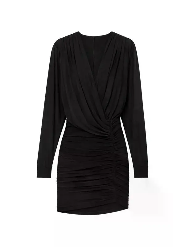 AMAZUIN Amazuïn Draped Wrap-style Mini Dress