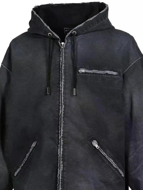 MASTERMIND WORLD Distressed Hooded Jacket