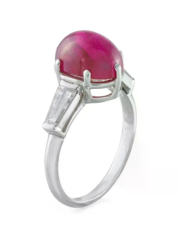 LB EXCLUSIVE Art Deco Ruby And Diamond Ring