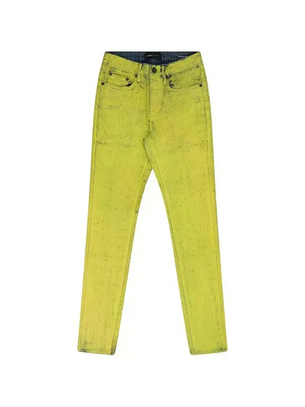 PURPLE BRAND Paint-effect Jeans