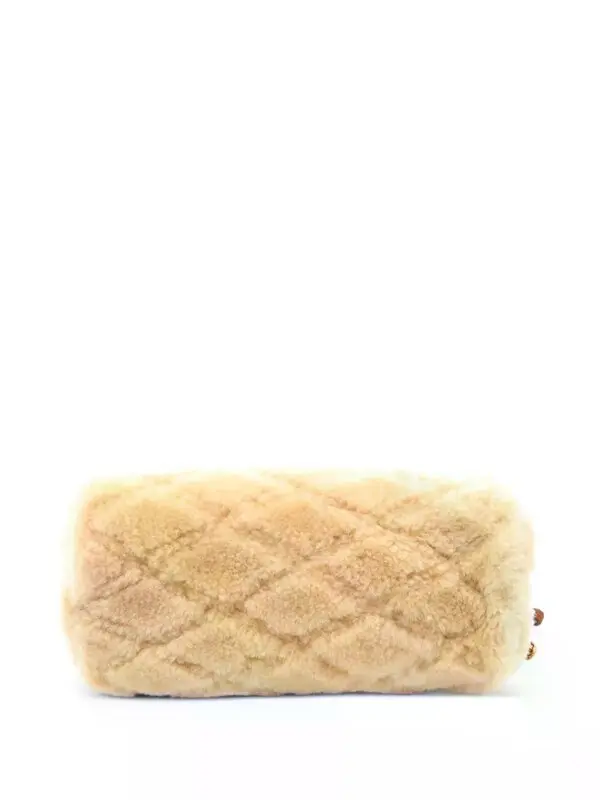 Saint Laurent Mini Sade Quilted Shearling Shoulder Bag