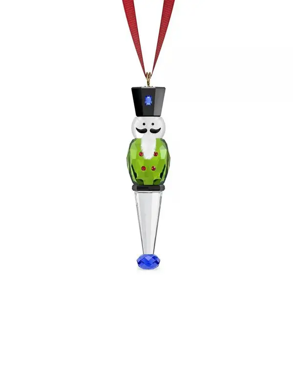 SWAROVSKI X Michele Blasilli Holiday Cheers Nutcracker Ornament - Green