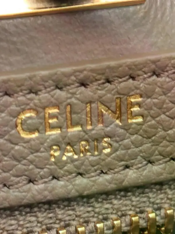 Celine Grainy Calfskin Cabas 16 Tote Bag