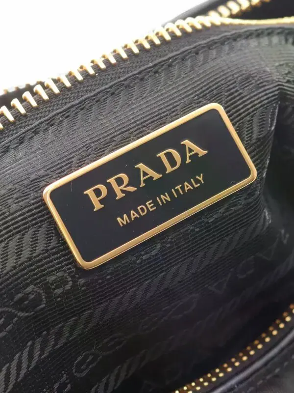 Prada Tessuto Vitello Shoulder Bag