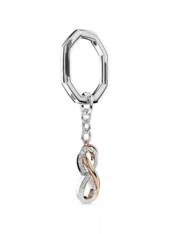 SWAROVSKI Hyperbola Infinity Keyring - Silver
