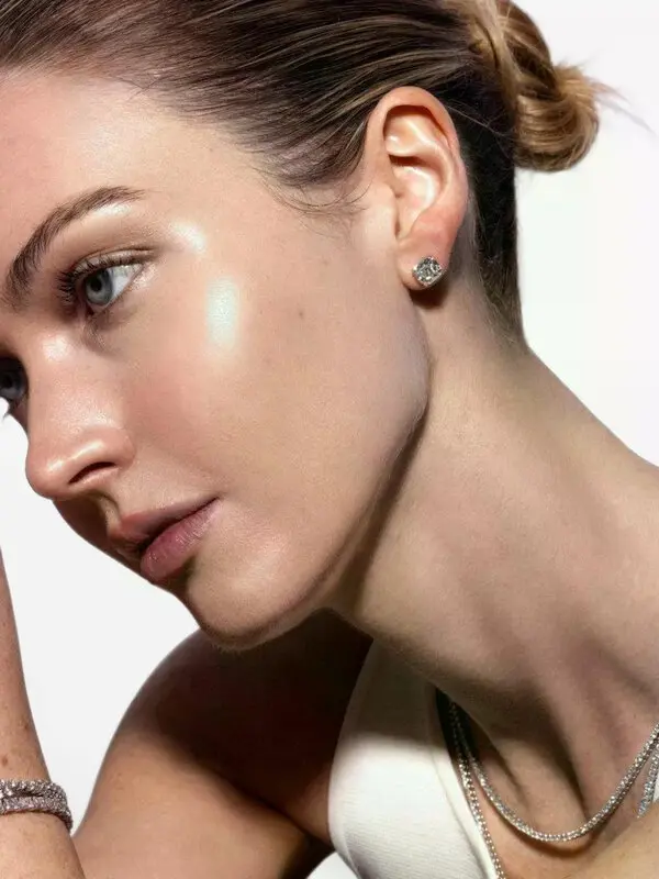 WITH LOVE Lab-grown Diamond Old-mine Stud Earrings