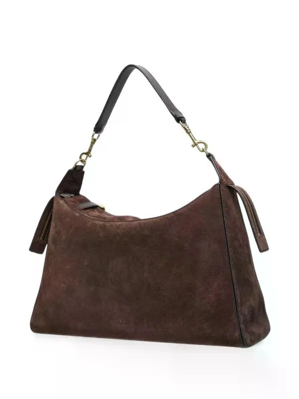 Mulberry Roxanne Buckle-detail Suede Shoulder Bag