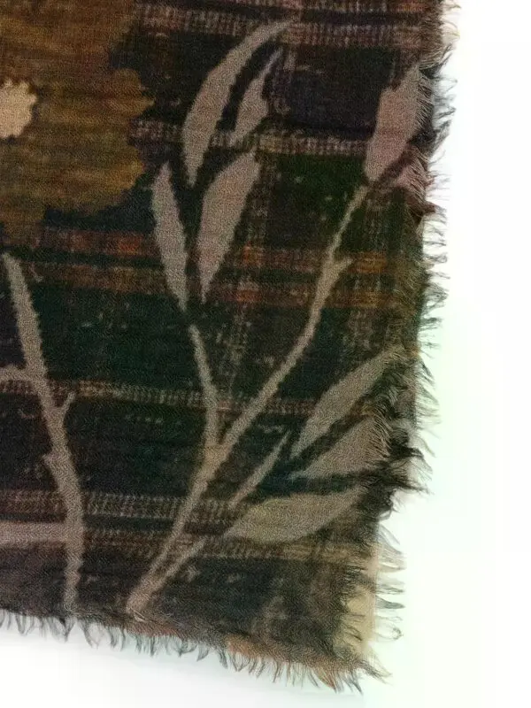SGOMBERO CANTINE Floral-print Fringed Scarf