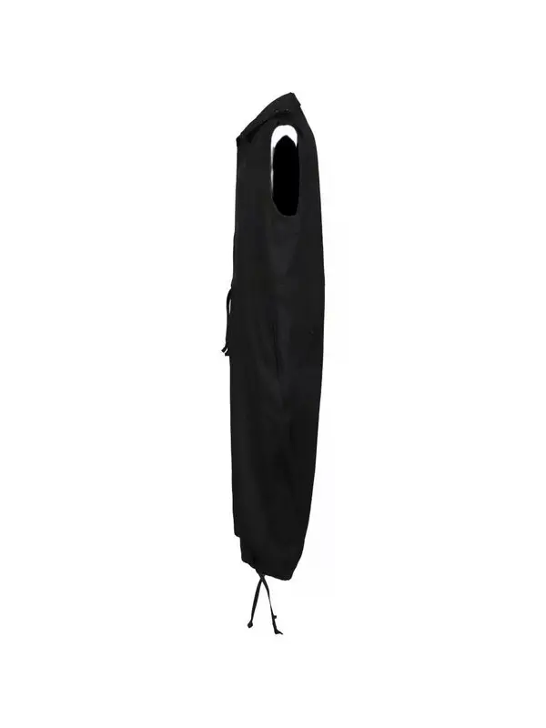Yohji Yamamoto Epaulette-detail Wool Jumpsuit