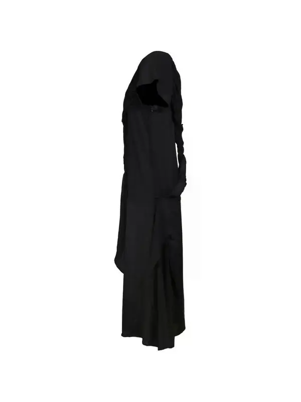 LIMI FEU Wrinkled Twisted Midi Dress