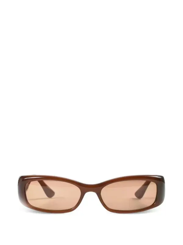 PORT TANGER Leila Rectangle-frame Sunglasses - Brown