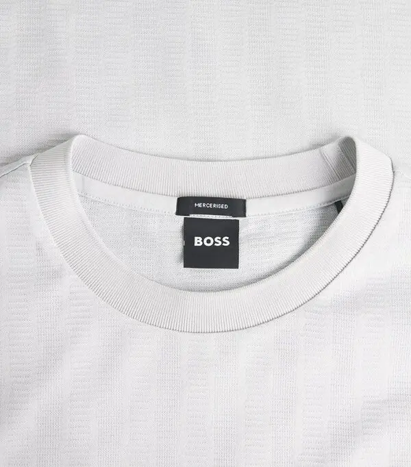 BOSS Cotton Jacquard T-shirt