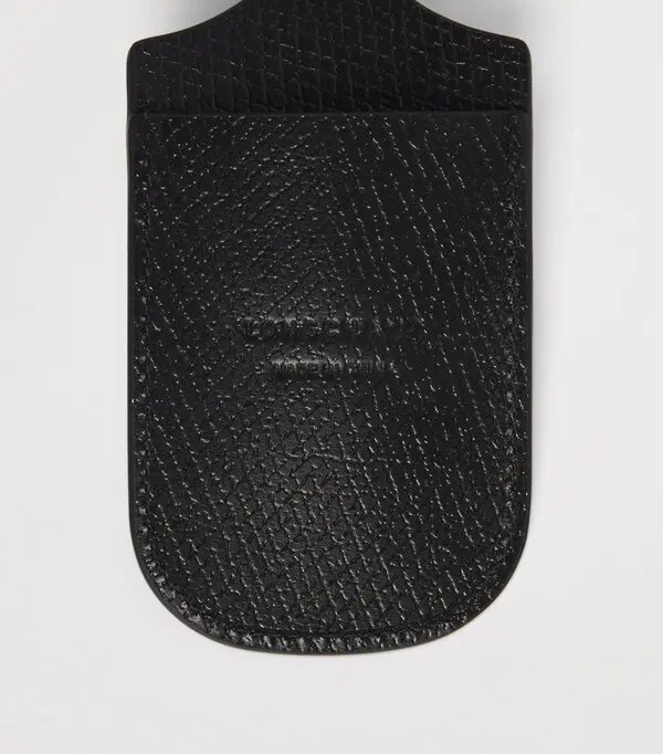 Longchamp Leather Le Pliage One Keyring