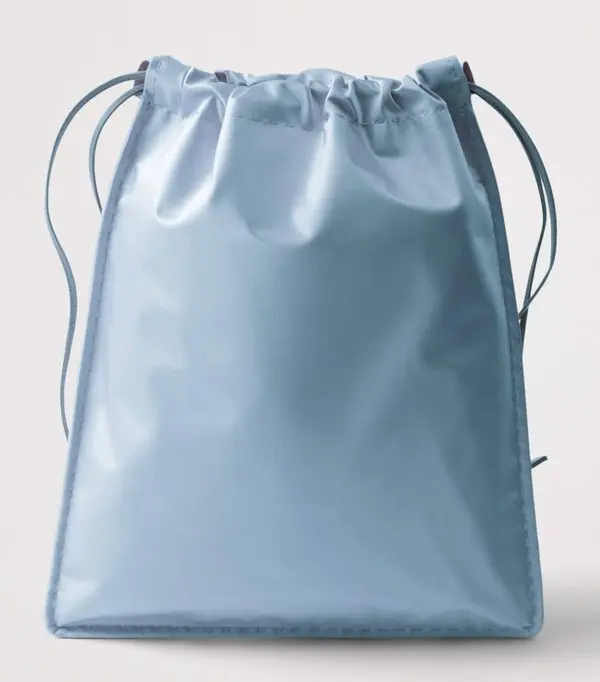Prada Silk Duchesse Wish Pouch - Turquoise