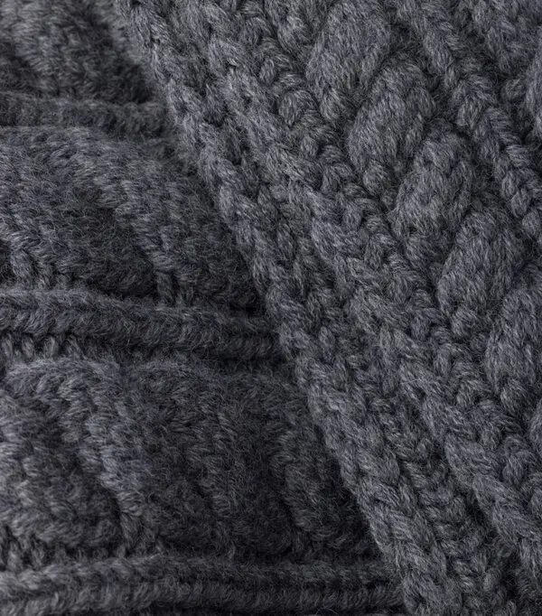 Prada Virgin Wool Cable-knit Scarf