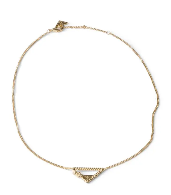 Prada Triangle Necklace