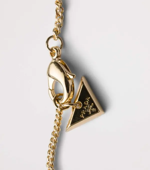 Prada Triangle Necklace