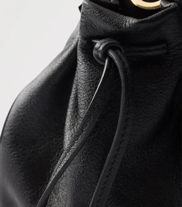 Prada Small Leather Desiree Shoulder Bag - Black