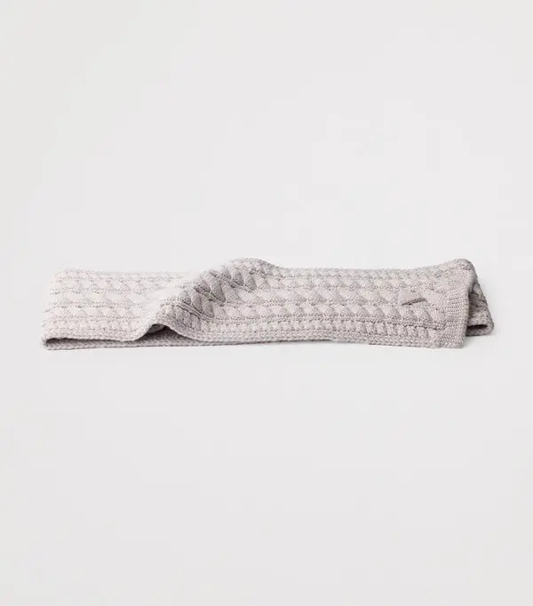 Prada Virgin Wool Cable-knit Scarf