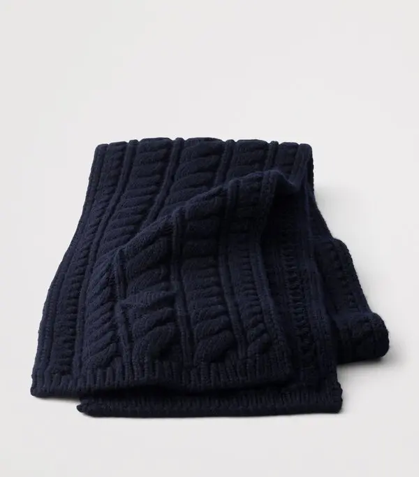 Prada Virgin Wool Cable-knit Scarf