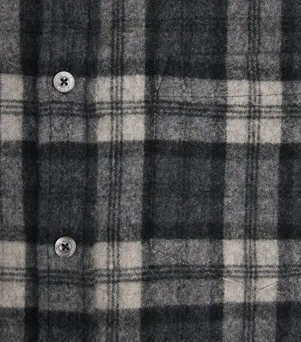 SYSTEM Wool-blend Check Shirt