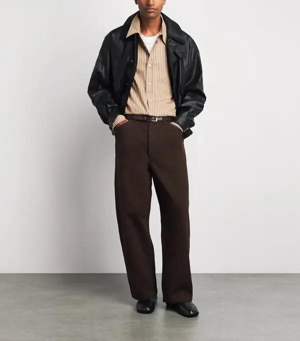 SYSTEM Cotton Stripe Shirt
