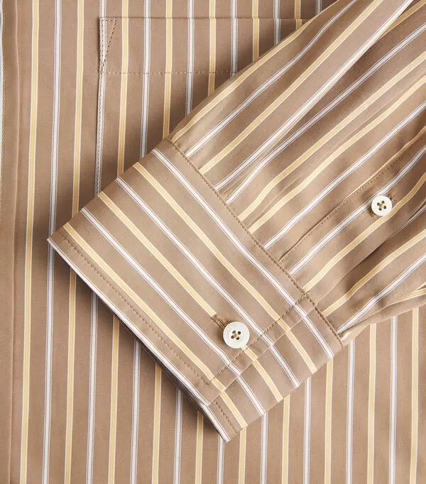 SYSTEM Cotton Stripe Shirt