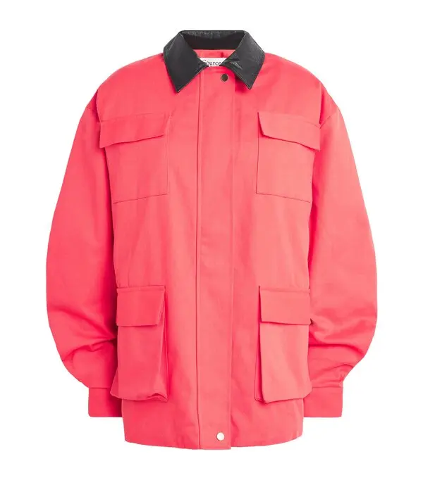 Source Unknown Fleece-lined Baia Barn Jacket - Red