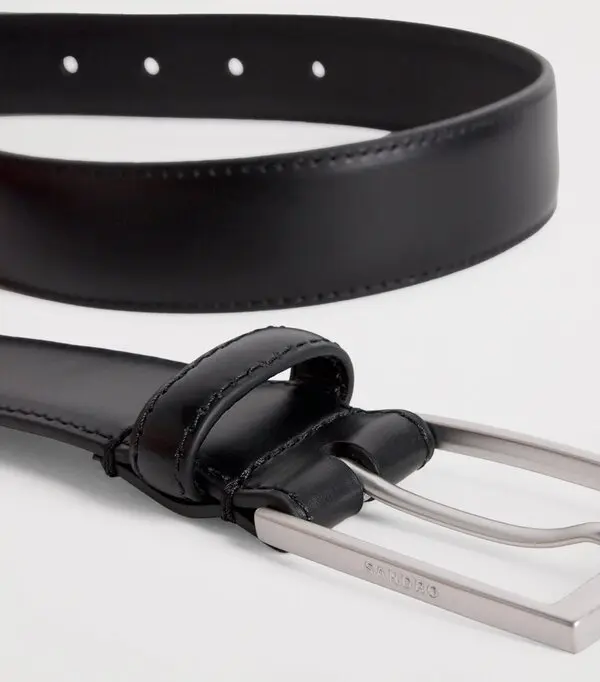 Sandro Leather Buckle Belt
