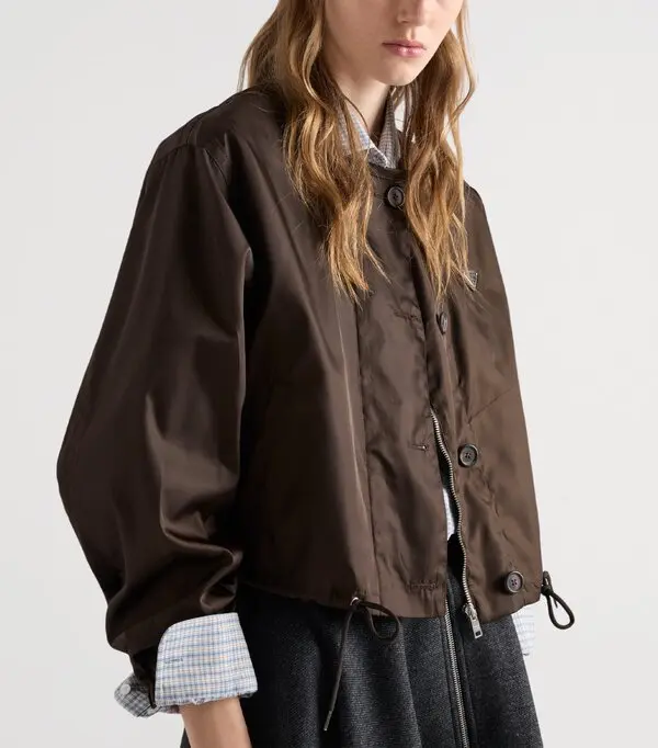 Prada Re-nylon Triangle Blouson Jacket