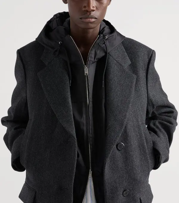 Prada Re-nylon Longline Rain Jacket