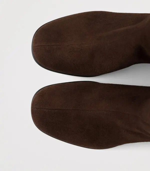 Prada Stretch Suede Knee-high Boots 55