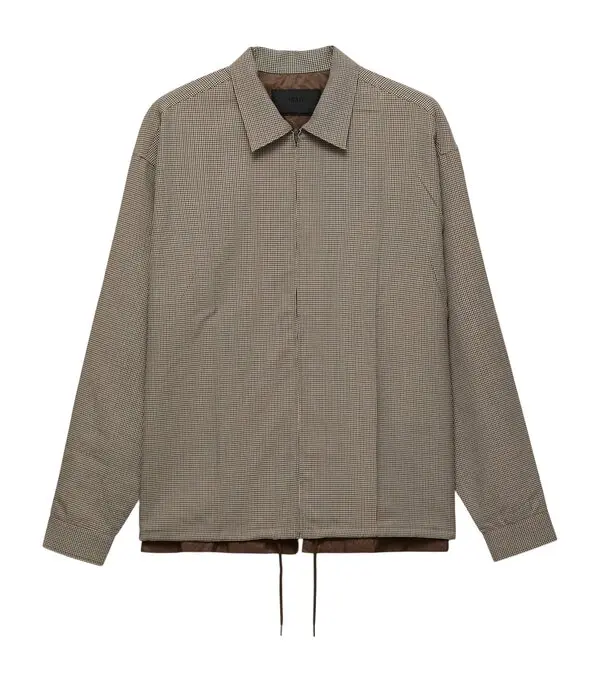 Prada Wool Check Shirt