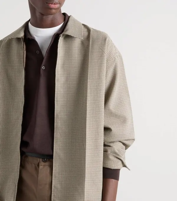 Prada Wool Check Shirt