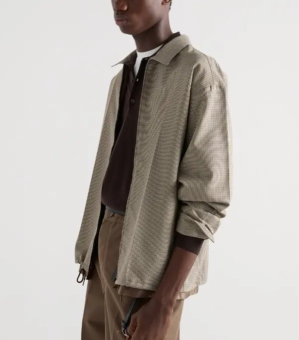 Prada Wool Check Shirt