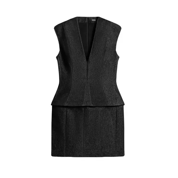 NOCTURNE Sleeveless Tailored Mini Dress